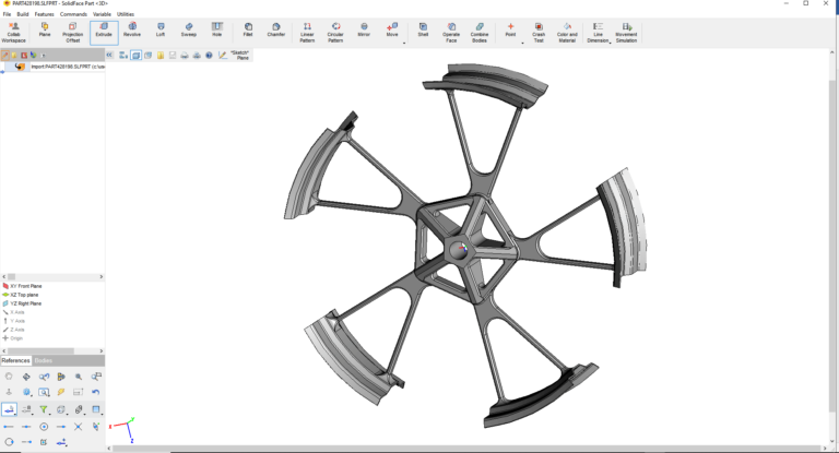 CAD 3D PARTS – SolidFace 3D CAD